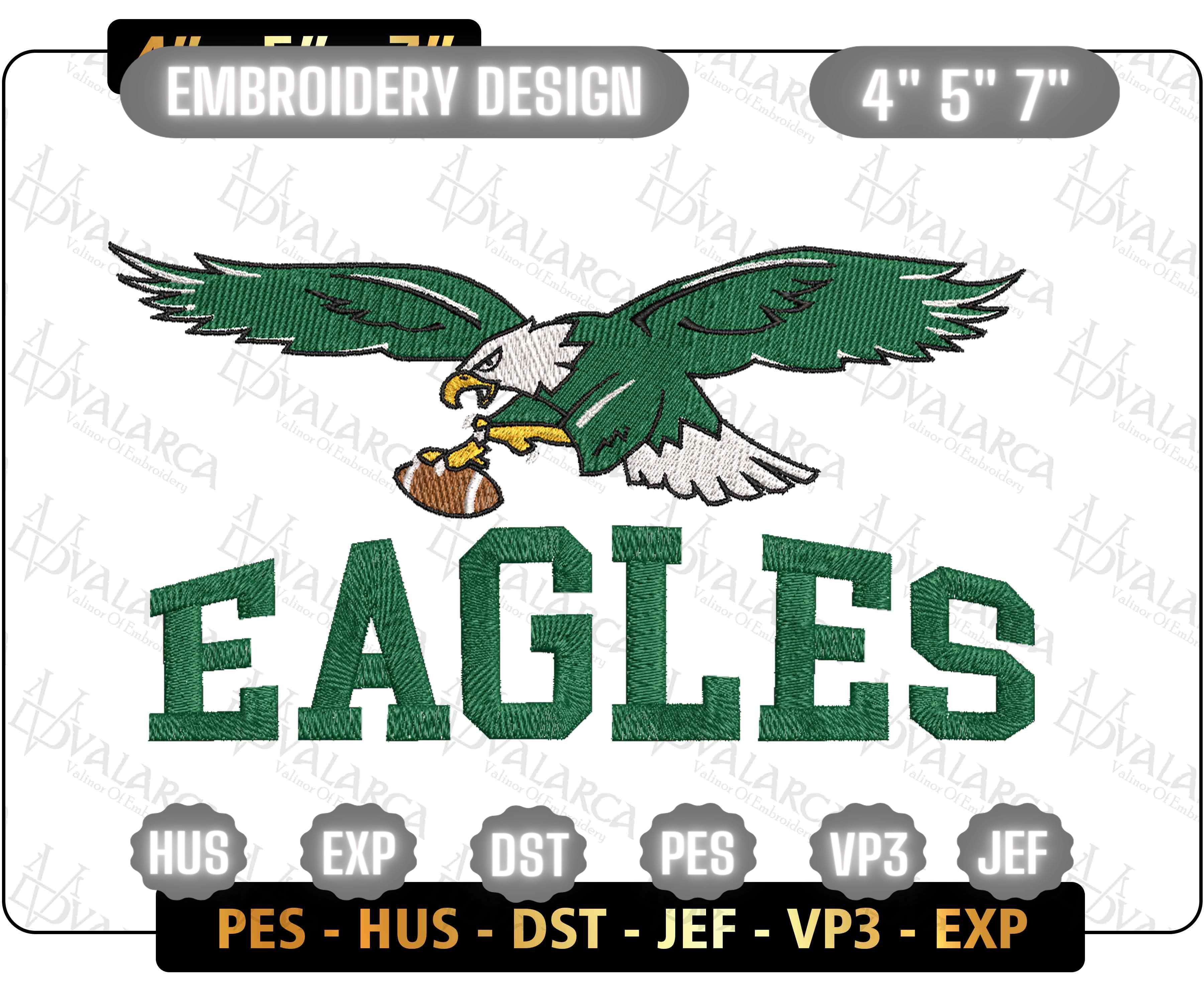 NFL Philadelphia Eagles Embroidery Design, NFL Football Logo | Inspire ...