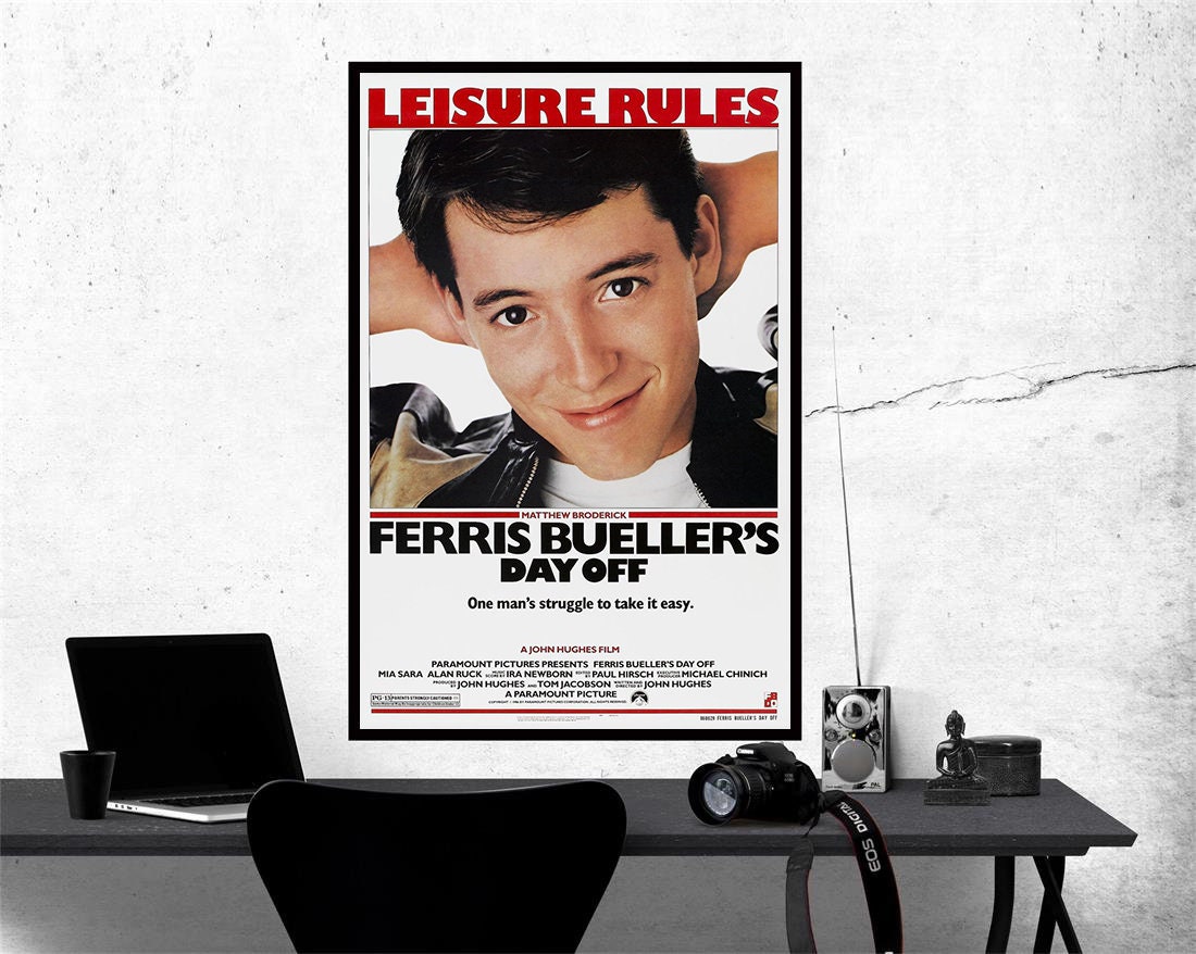 Ferris Bueller's Day Off Movie Poster, Room Decor, Home Deco | Inspire ...