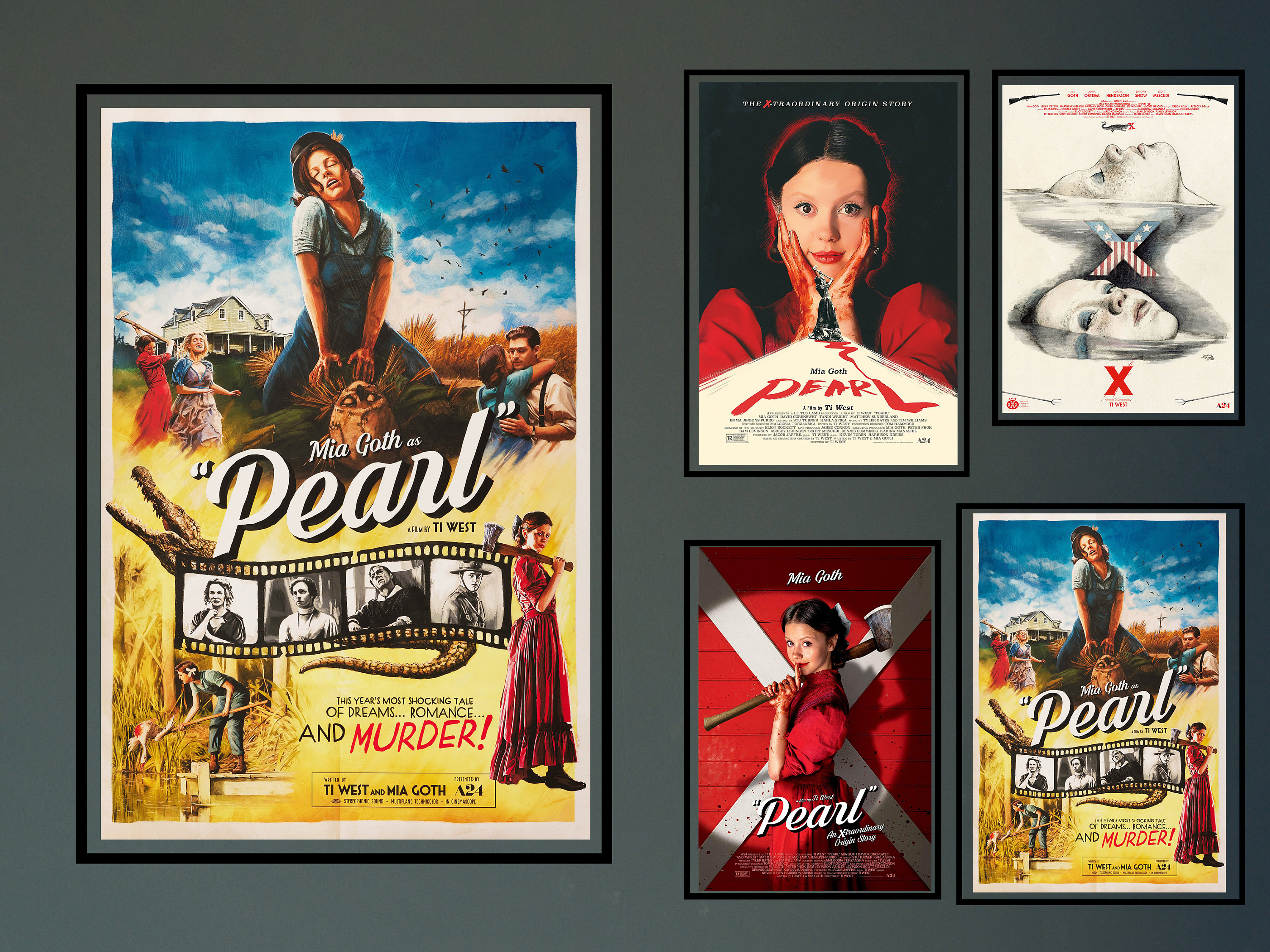 Pearl Movie Poster 2023 FilmDune Room Decor Wall ArtPoster - Inspire Uplift