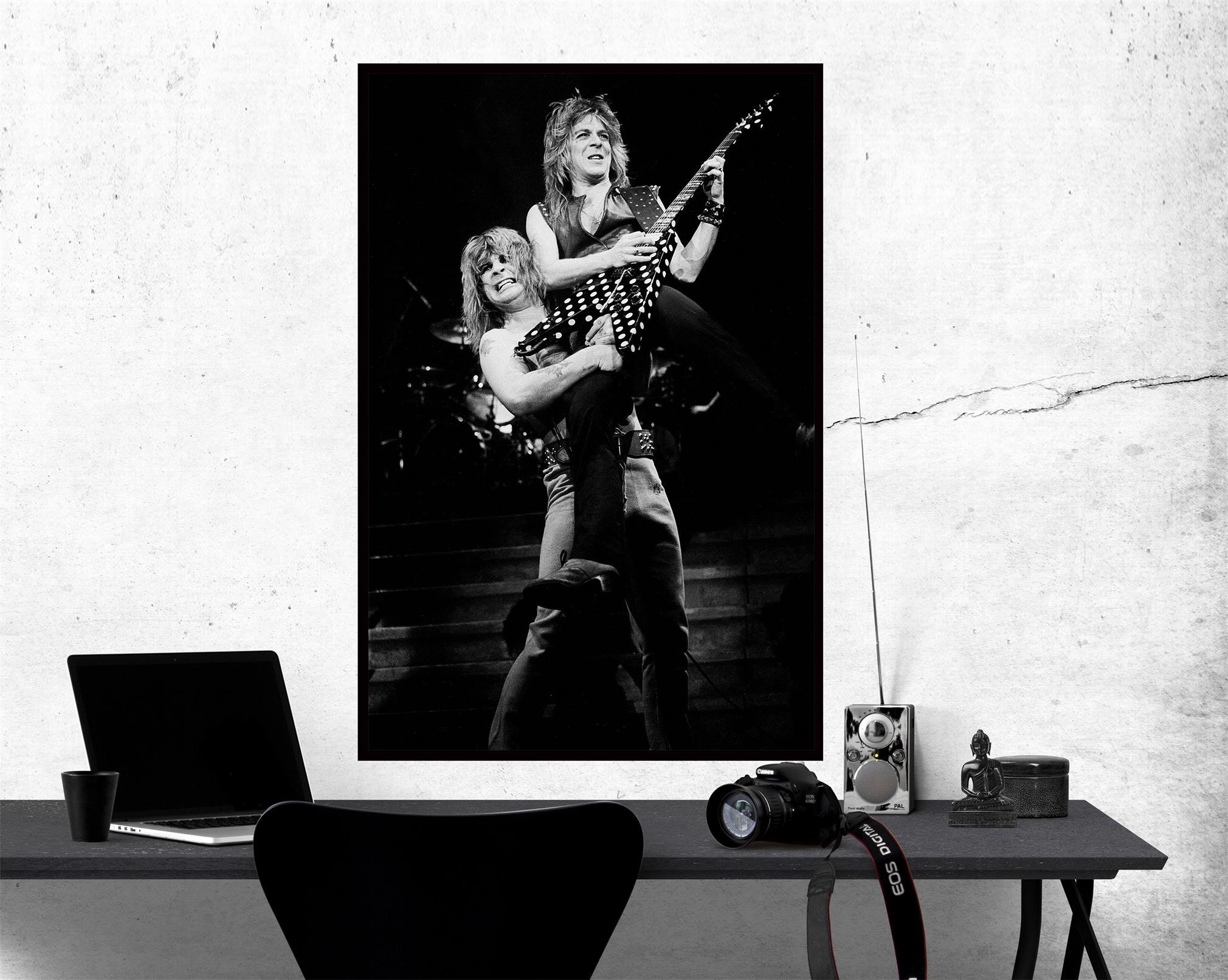 Randy Rhoads and Ozzy Osbourne Poster, Room Decor, Home Deco - Inspire ...