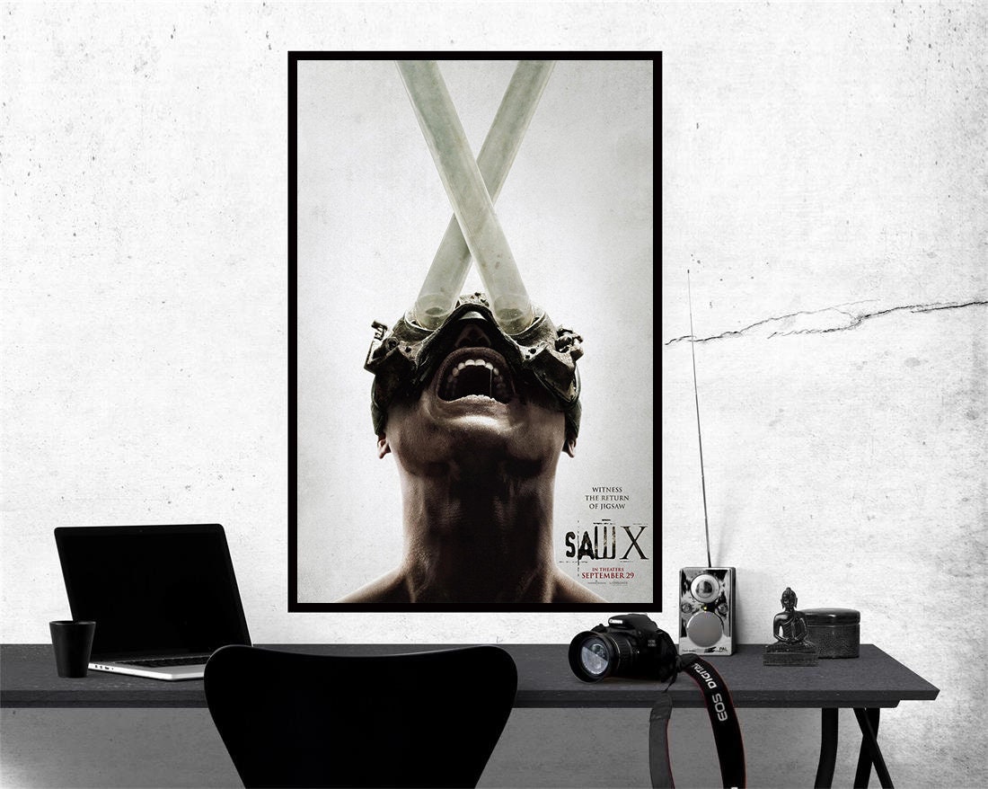 Saw X Movie Poster, 2023 Film, Room Decor, Home Decor, Art P | Inspire ...