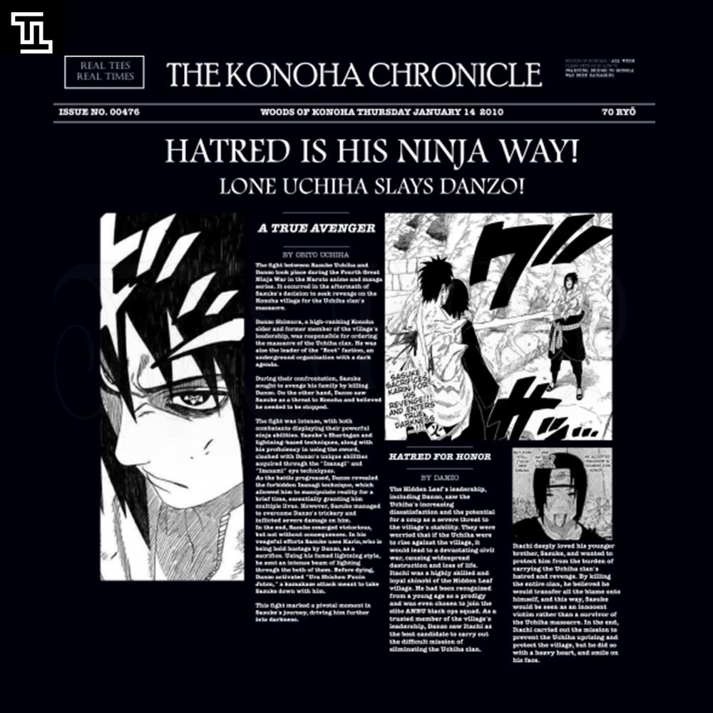 THE KONOHA CHRONICLE HATRED IS HIS NINJA WAY Naruto PNG | Inspire Uplift