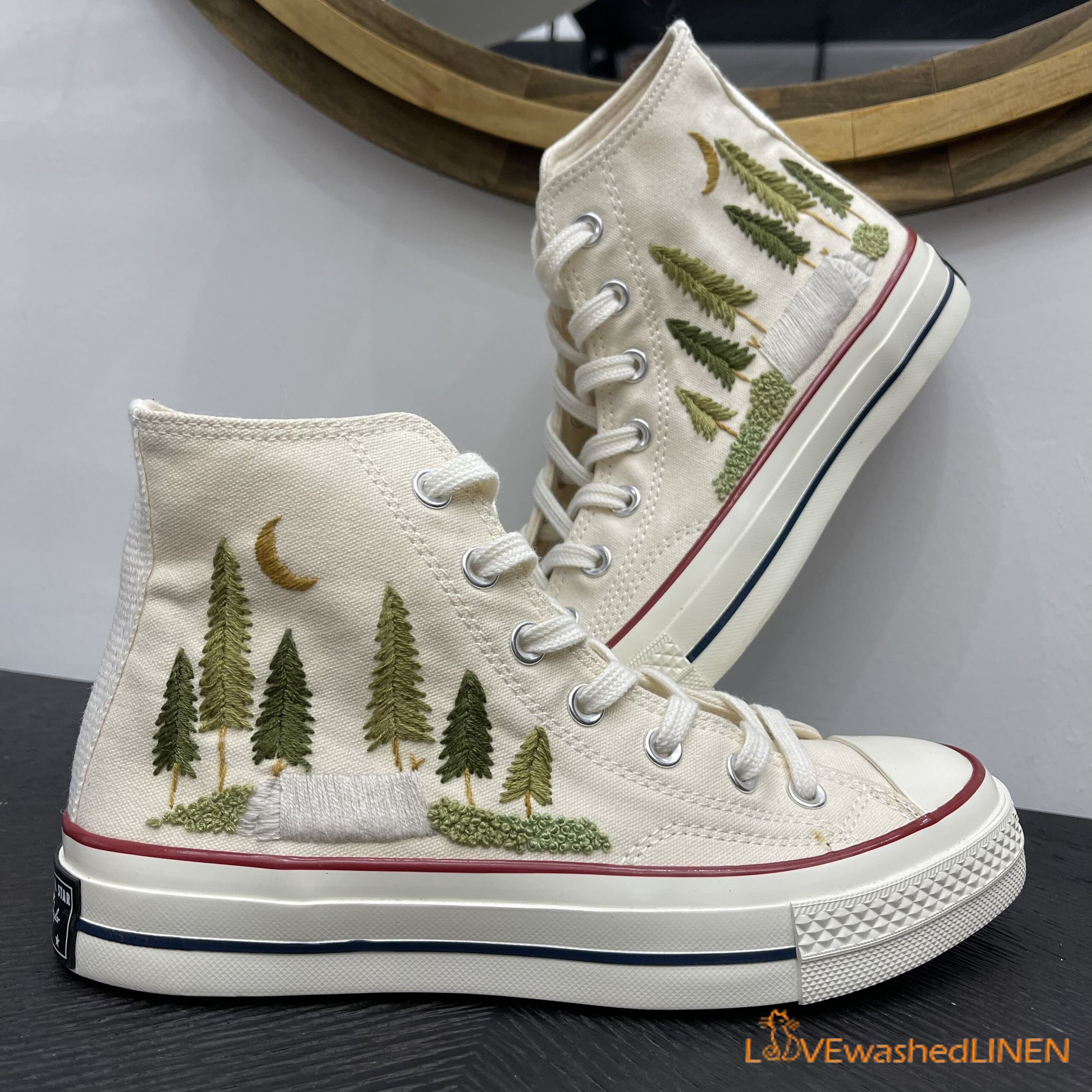 Custom Converse Chuck Taylor Embroidered, Ghost Embroidered | Inspire ...