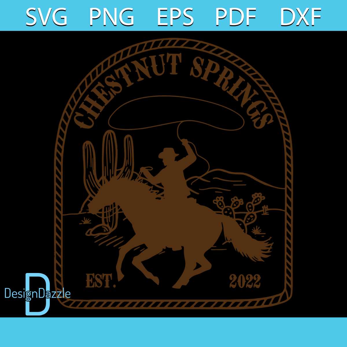 Chestnut Springs Series Cowboy Romance SVG File For Cricut | Inspire Uplift
