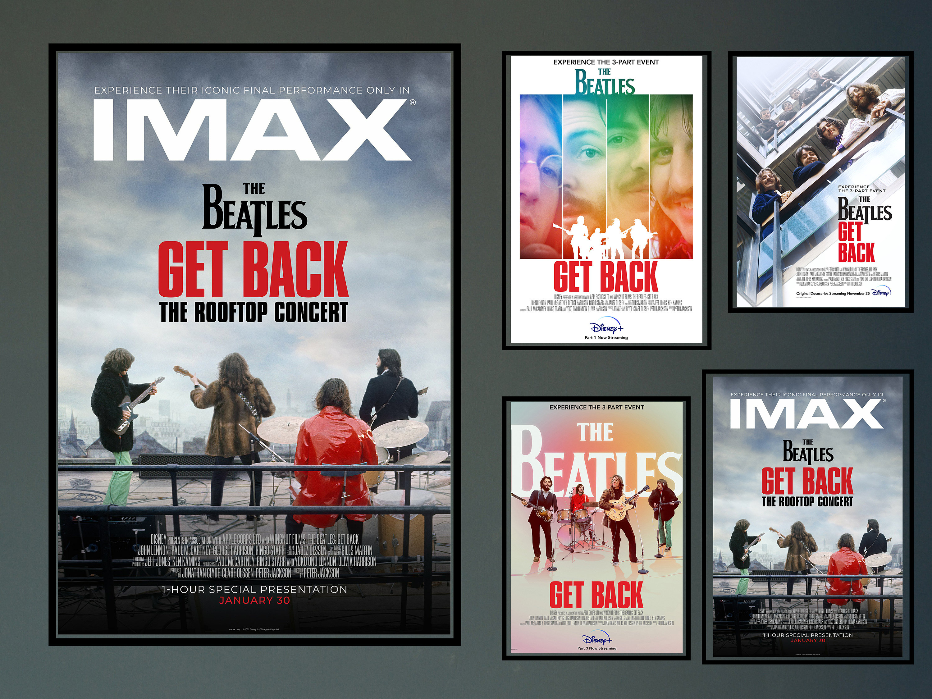 The Beatles Get Back Movie Poster 2023 FilmDune Room Decor W - Inspire ...