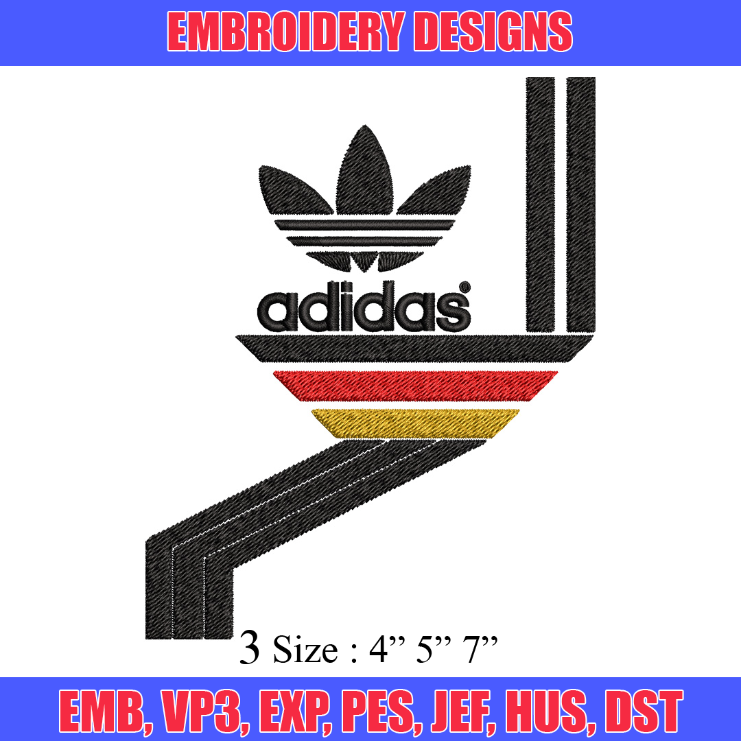Adidas design Embroidery Design, Adidas Embroidery, Brand Em | Inspire ...