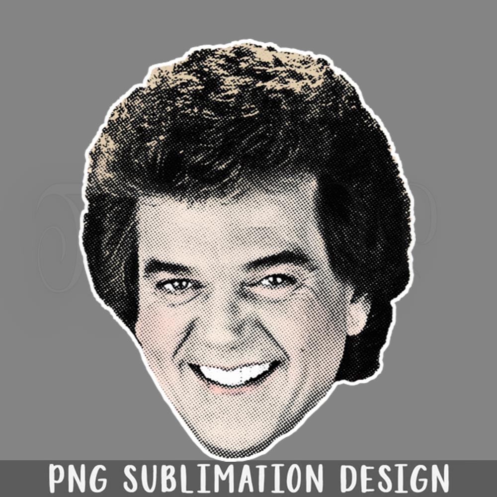 Conway Twitty Retro Fan Art ift PNG Download | Inspire Uplift