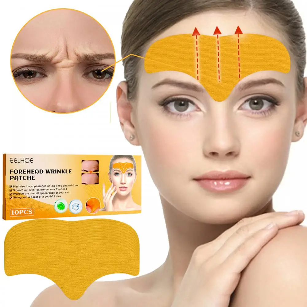 10pcs Forehead Wrinkle Patches Anti Aging Head Lines Remover | Inspire ...