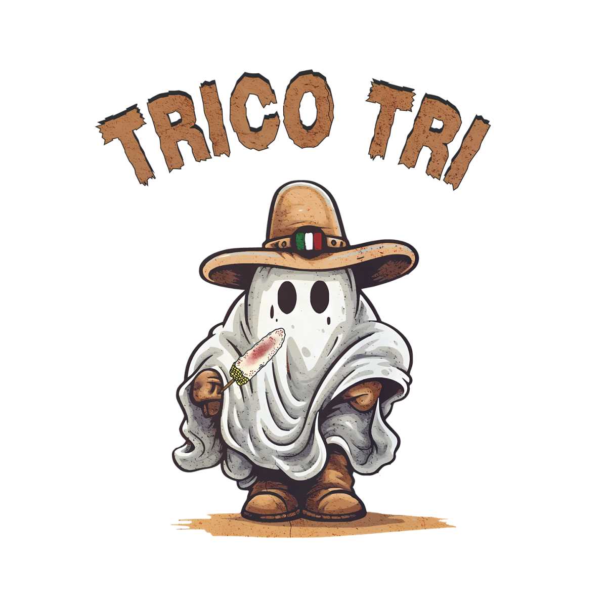 Funny Spanglish Halloween Trico Tri Ghost SVG Download - Inspire Uplift