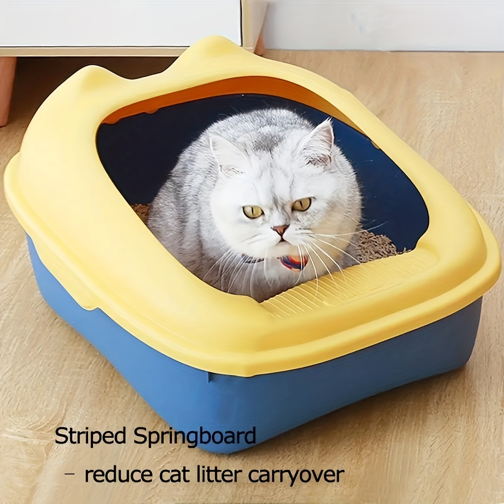 Semi-Closed Cat Litter Box with Deodorizing Feature - Ideal | Inspire ...