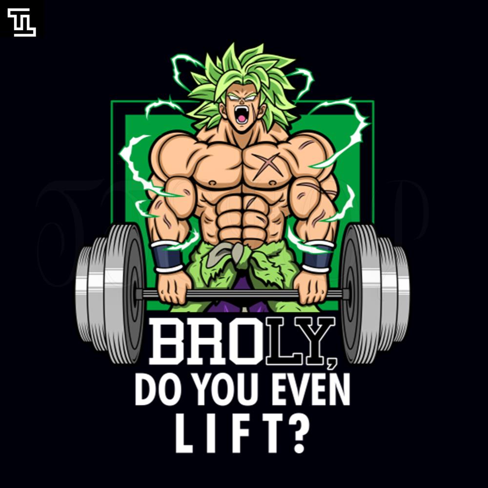 Brolifting Super Saiyan Gym Lifting Broly Anime Workout Otak - Inspire ...