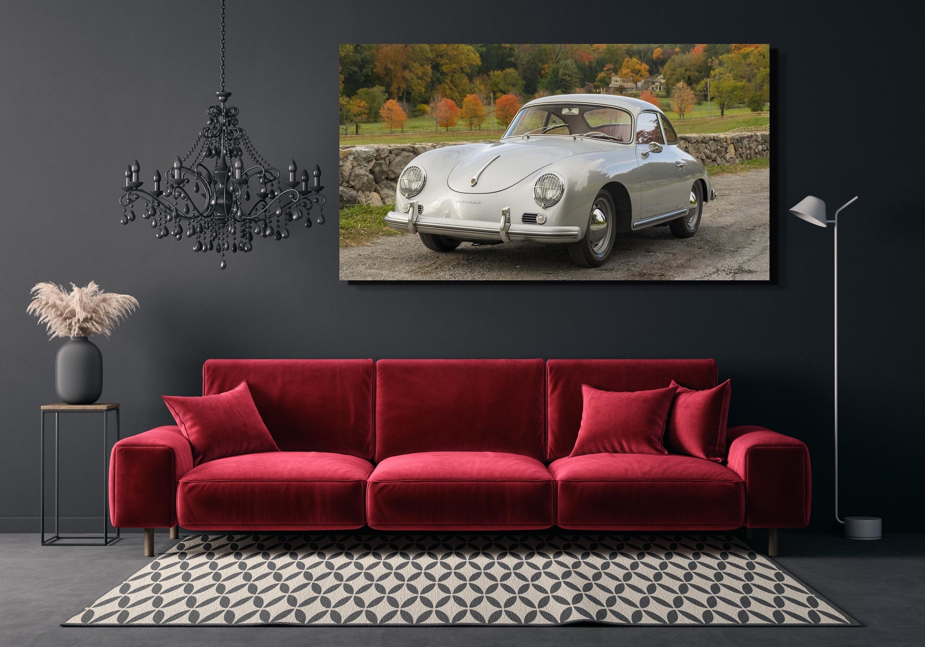 Super Car Porsche Living Room Decor Porsche 911 Carrera canv - Inspire ...