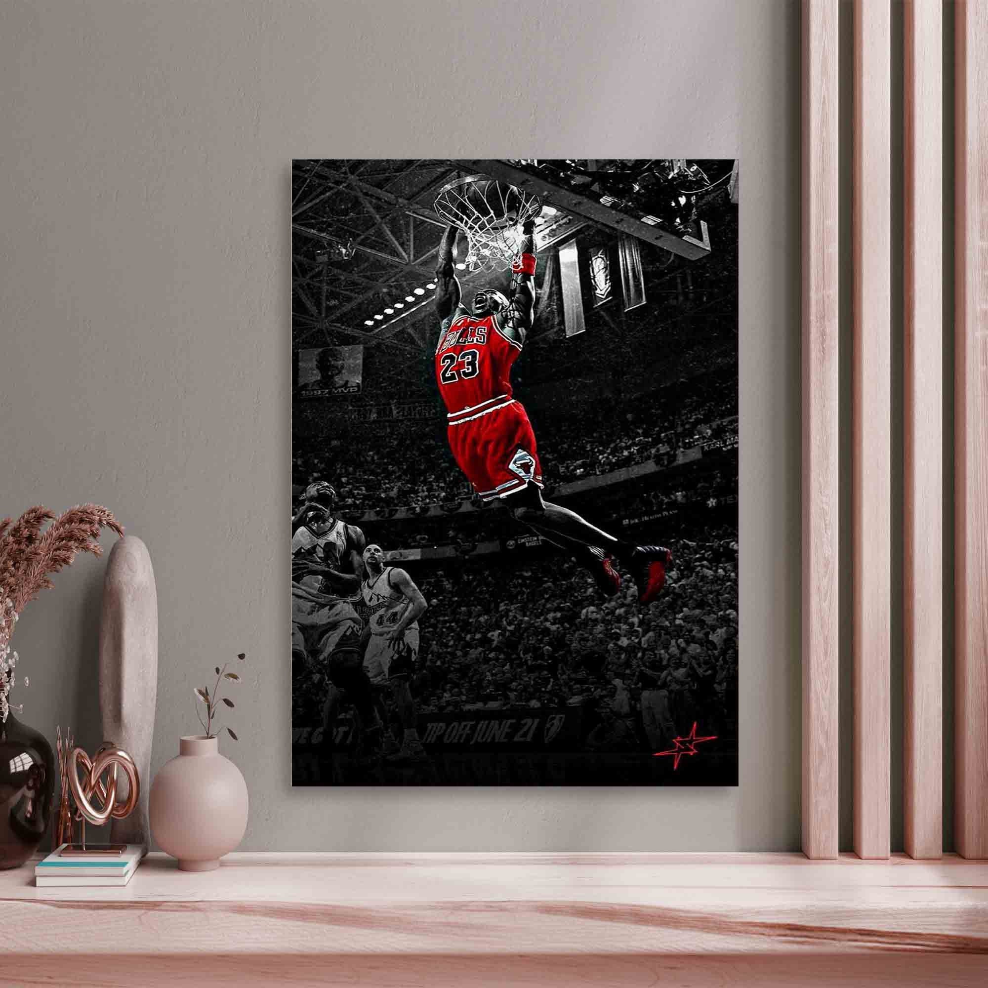 Wall art Gym Canvas, Basketball Players Art Canvas, Last Sh - Inspire ...