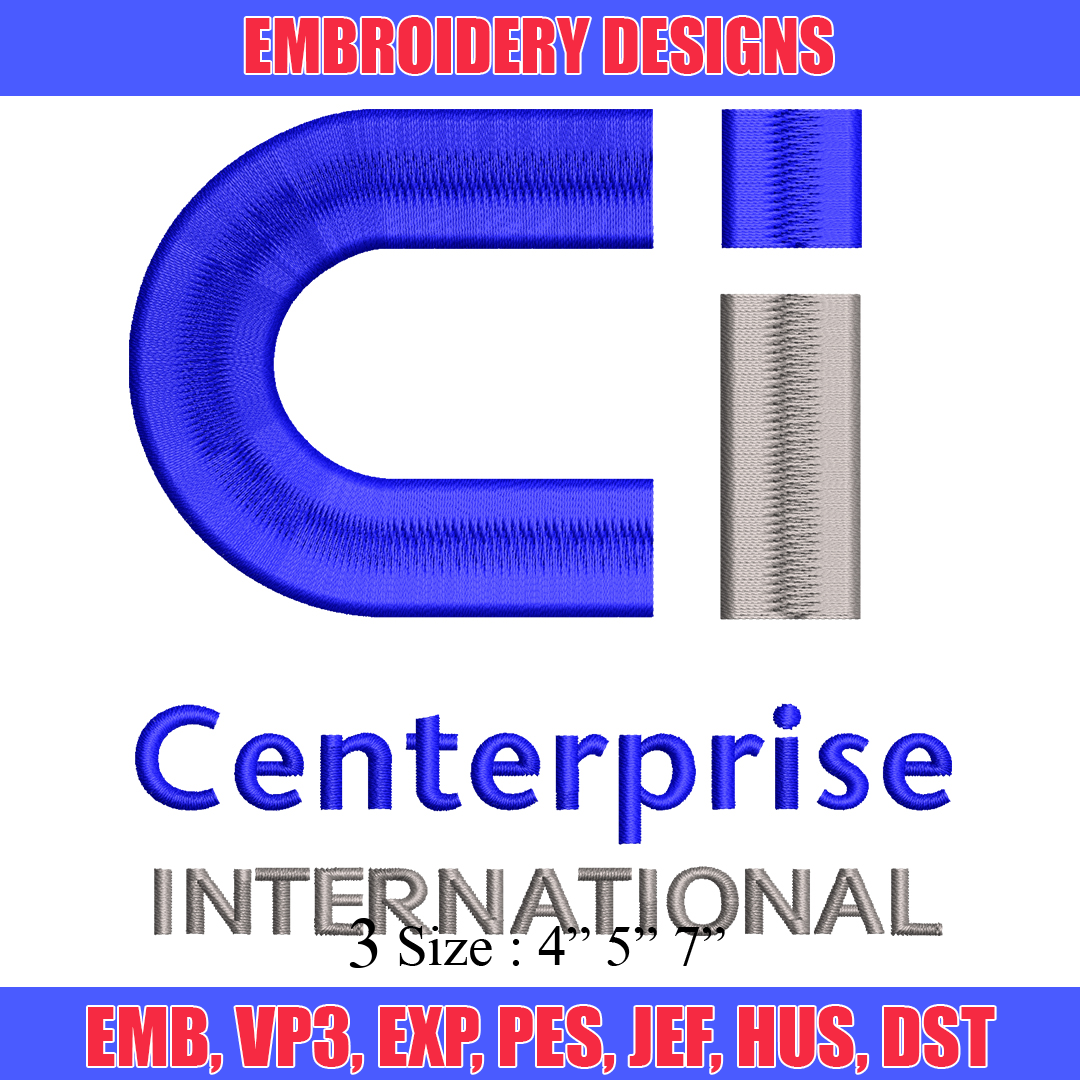Centerprise International embroidery design, logo embroidery | Inspire ...