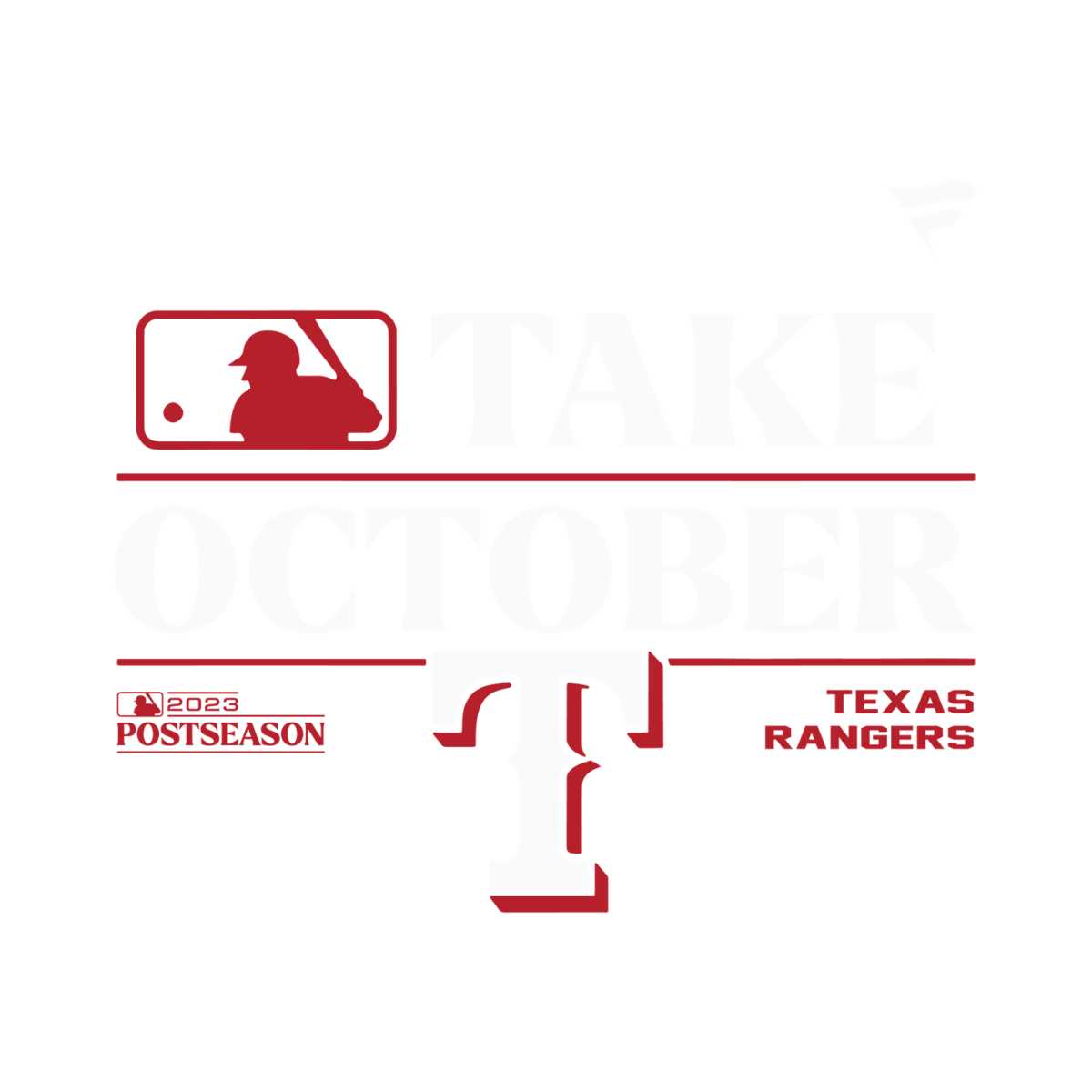 Texas Rangers Take October 2023 Postseason SVG Download - Inspire Uplift