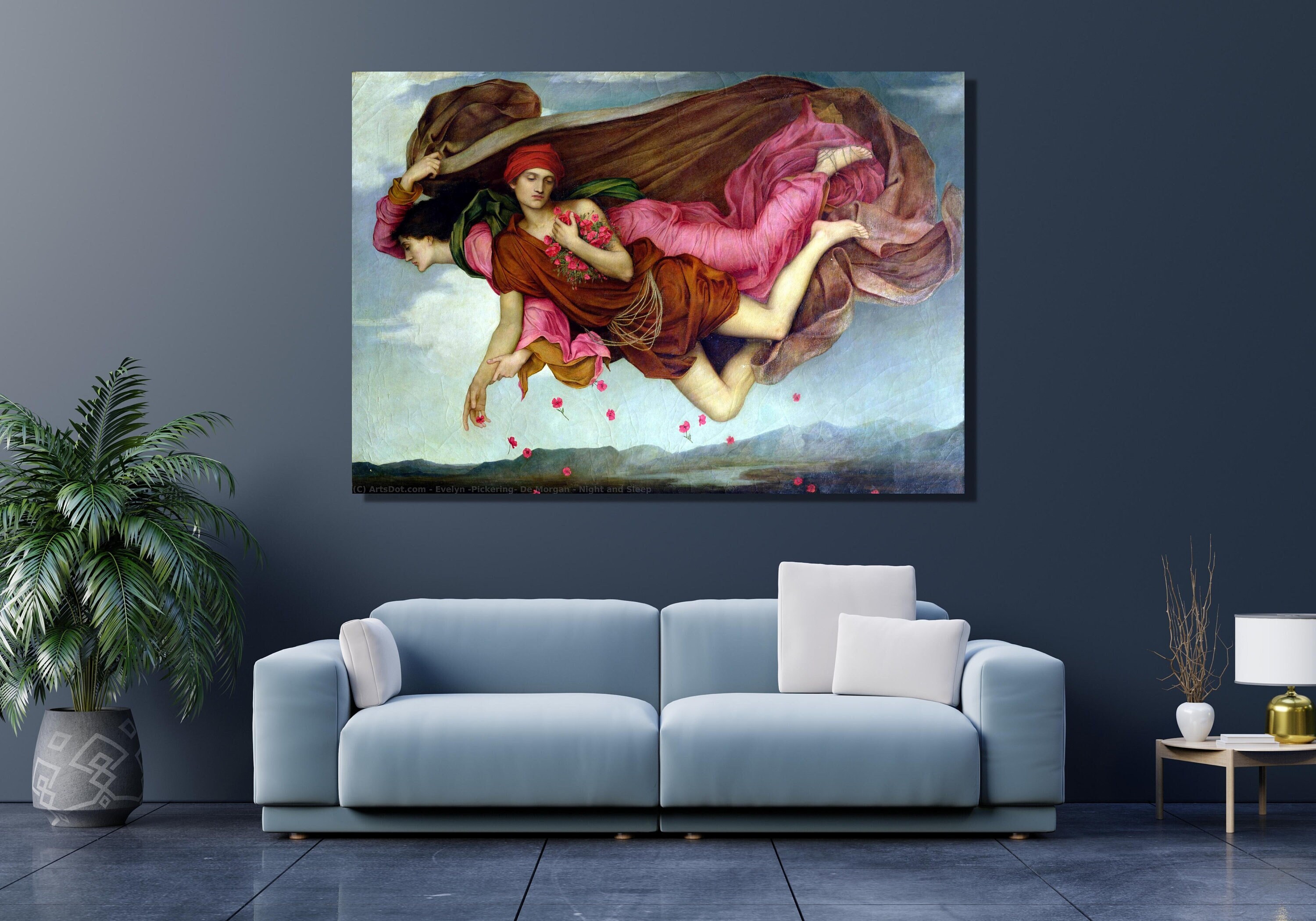 The Story in Paintings Evelyn De Morgan 1 to 1880 Canvas Wal | Inspire ...