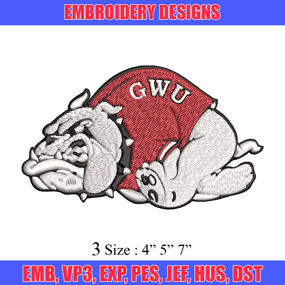 Gardner Webb Bulldogs embroidery design, Gardner Webb Bulldo | Inspire ...