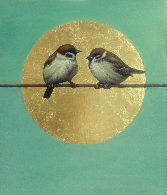 Original Painting for Printing Minimalism Bird painting Spar | Inspire ...