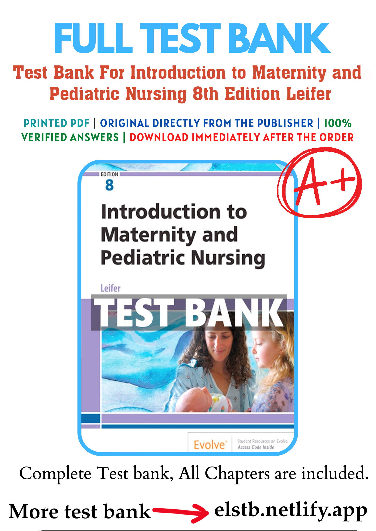 Test Bank For Introduction to Maternity and Pediatric Nursin - Inspire ...