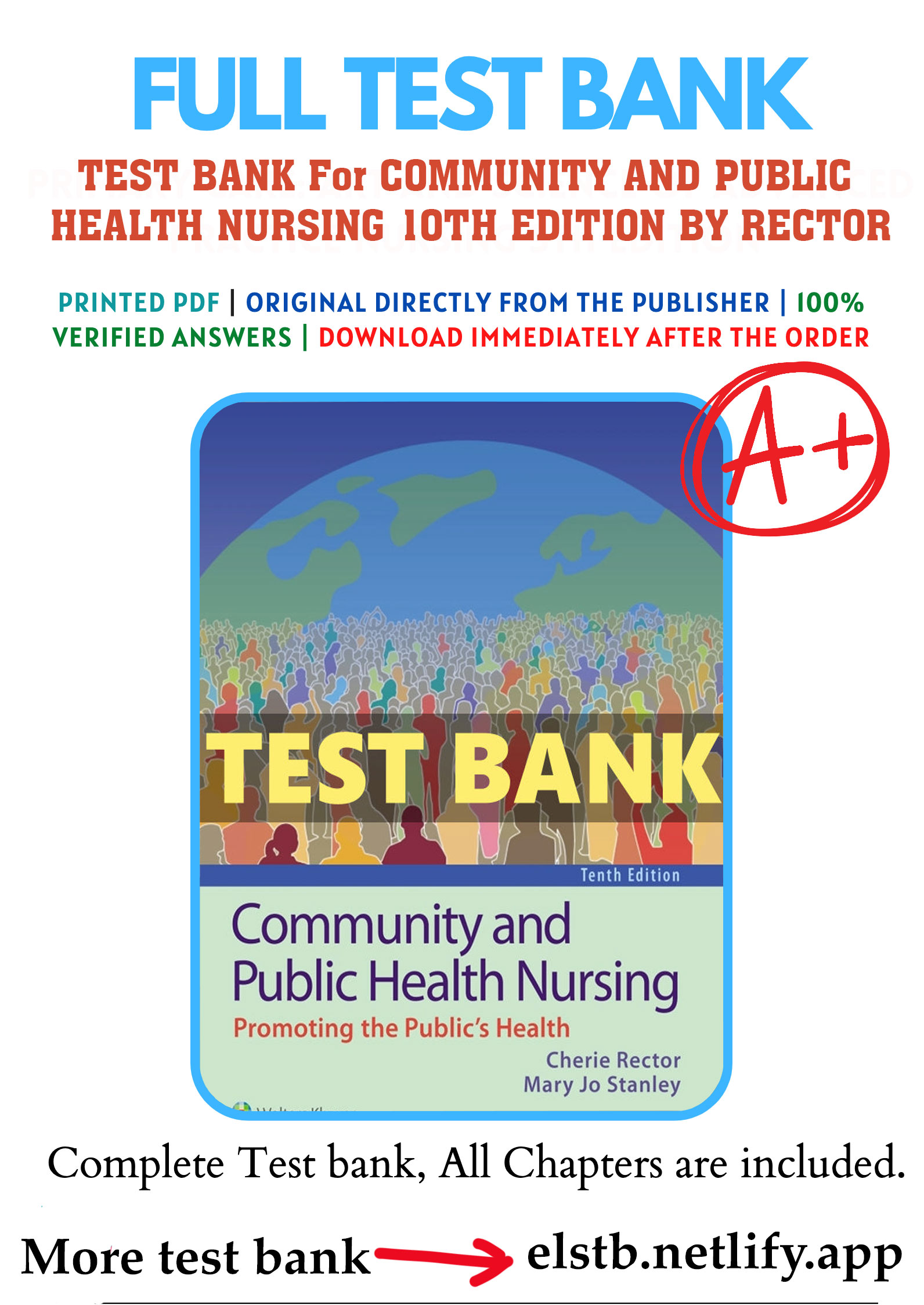 TEST BANK For COMMUNITY AND PUBLIC HEALTH NURSING 10TH EDITI | Inspire ...