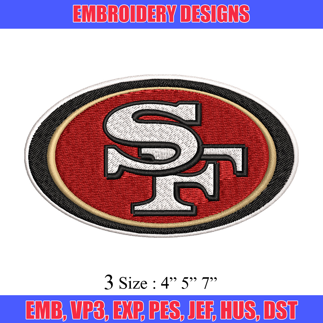 Logo sf Embroidery Design, Brand Embroidery, Embroidery File | Inspire ...