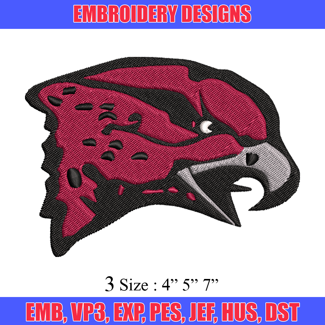 Maryland Eastern Shore Hawks embroidery design, logo embroid | Inspire ...