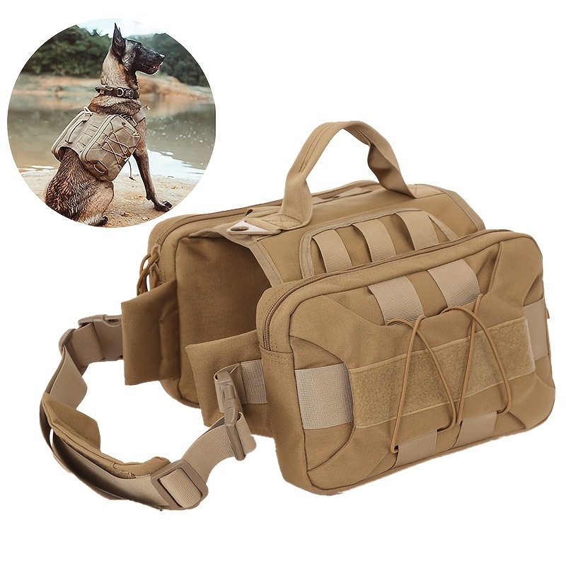 Tactical Dog Backpack Dog Harness Military Tactical Dog Vest | Inspire ...
