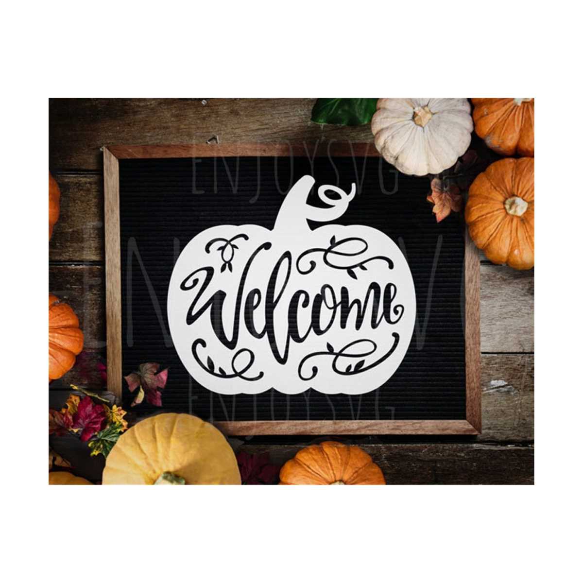 Pumpkin welcome SVG, Pumpkin SVG, Pumpkin svg file,Pumpkin c | Inspire ...