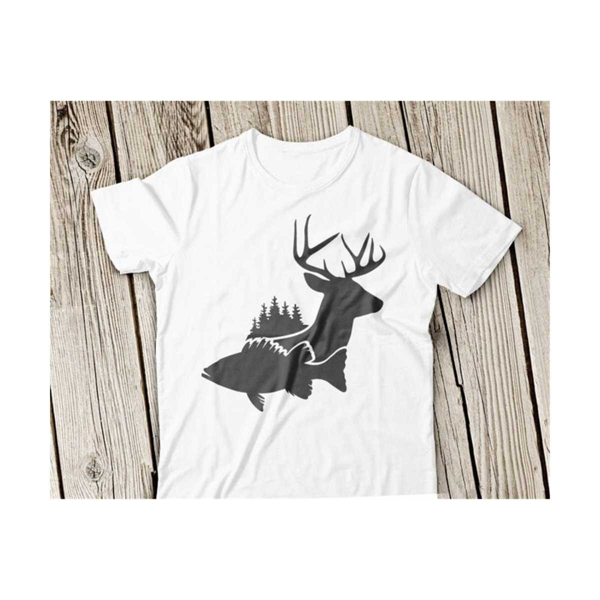 Fish and deer svg, Fish SVG, Whitetail deer svg, Fish and de | Inspire ...