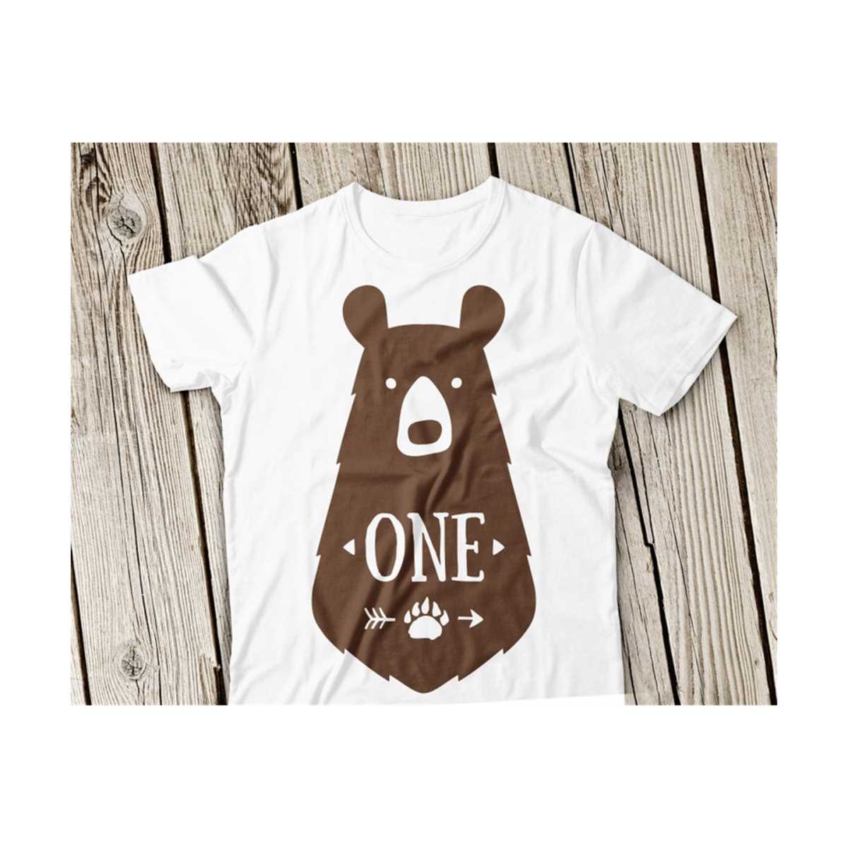 One SVG file Baby Bear svg One svg Baby Birthday svg Baby Be | Inspire ...