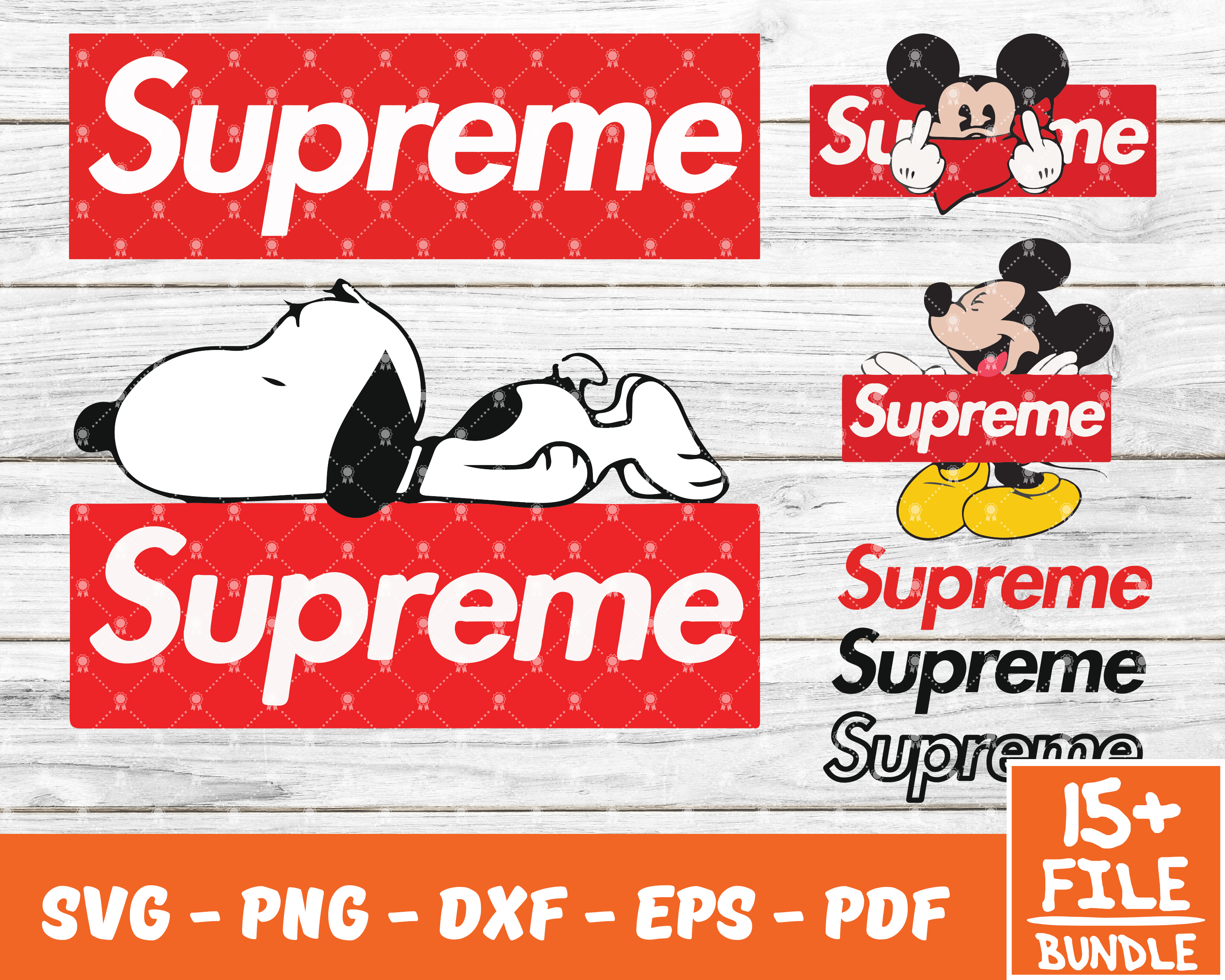 Supreme Svg, Mickey Svg,Logo Brand Svg ,Supreme Logo, Logo B | Inspire ...