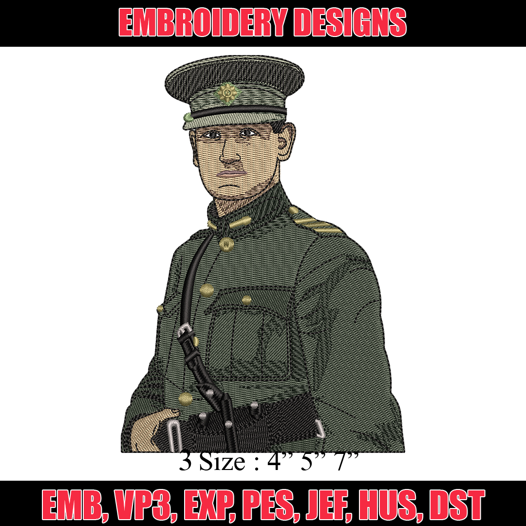 Army Man embroidery design, Army Man embroidery, logo design | Inspire ...