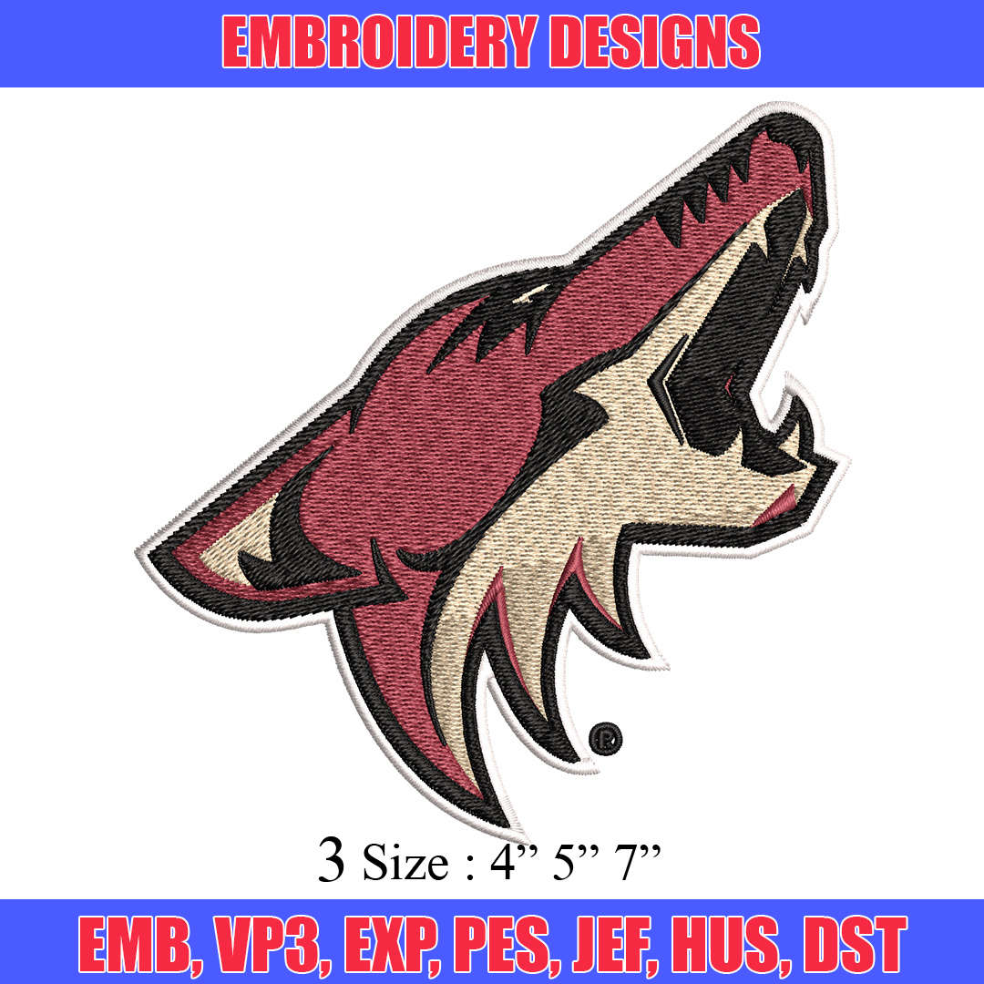 Red wolf Embroidery Design, Logo Embroidery, Embroidery File | Inspire ...