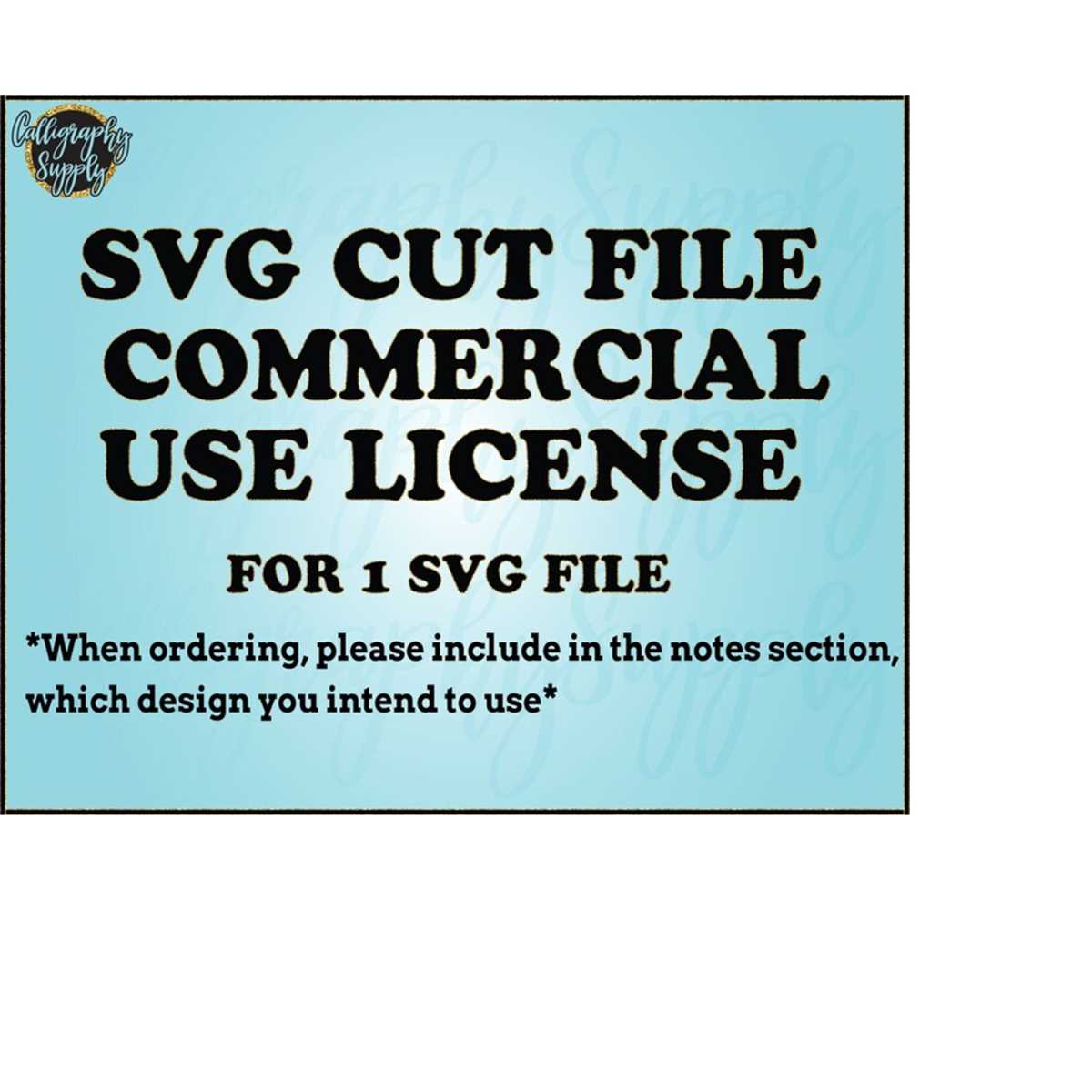 SVG Cut File Commercial License | Unlimited Use of Product t | Inspire ...