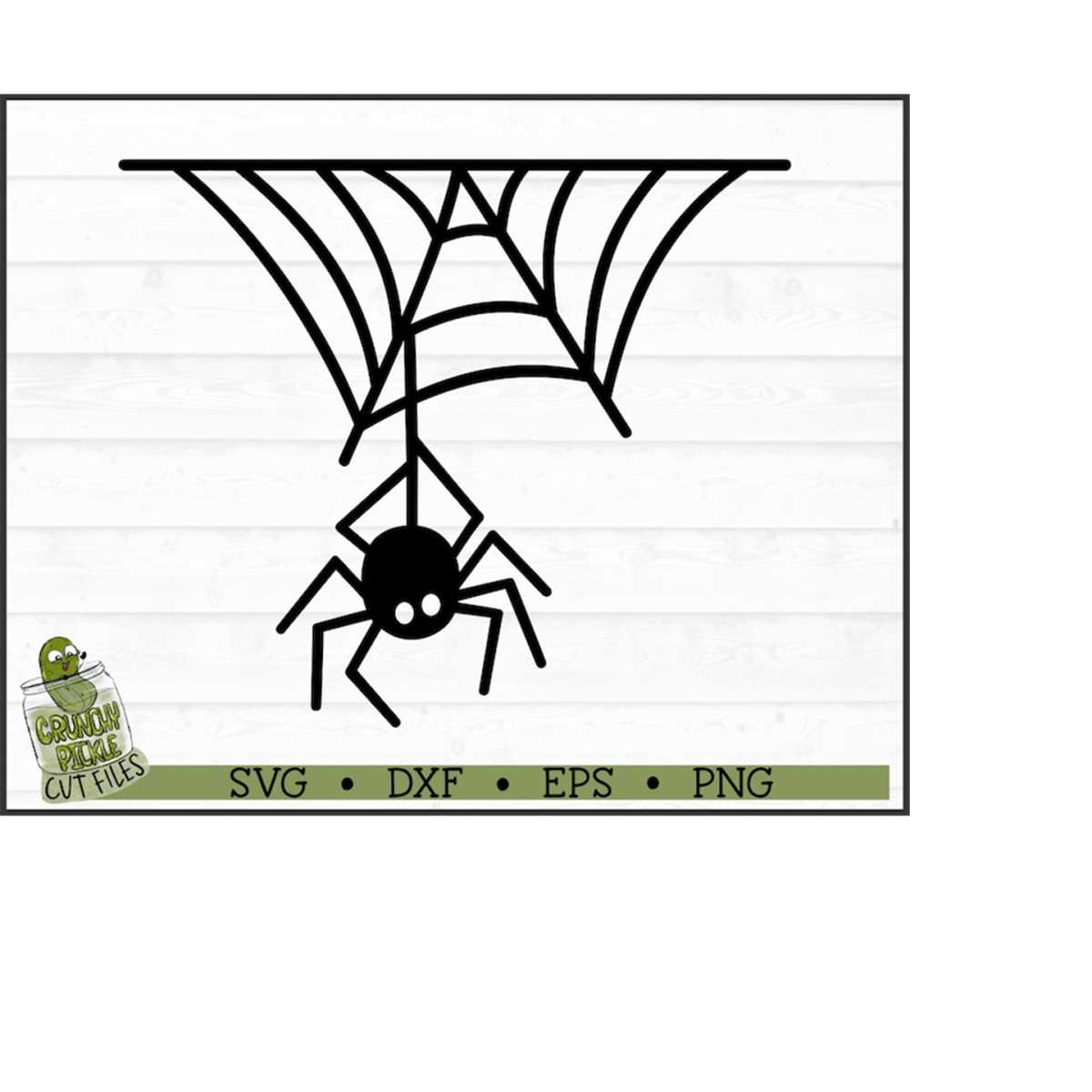Hanging Spider SVG File, dxf, eps, png, Halloween svg, Spide | Inspire ...
