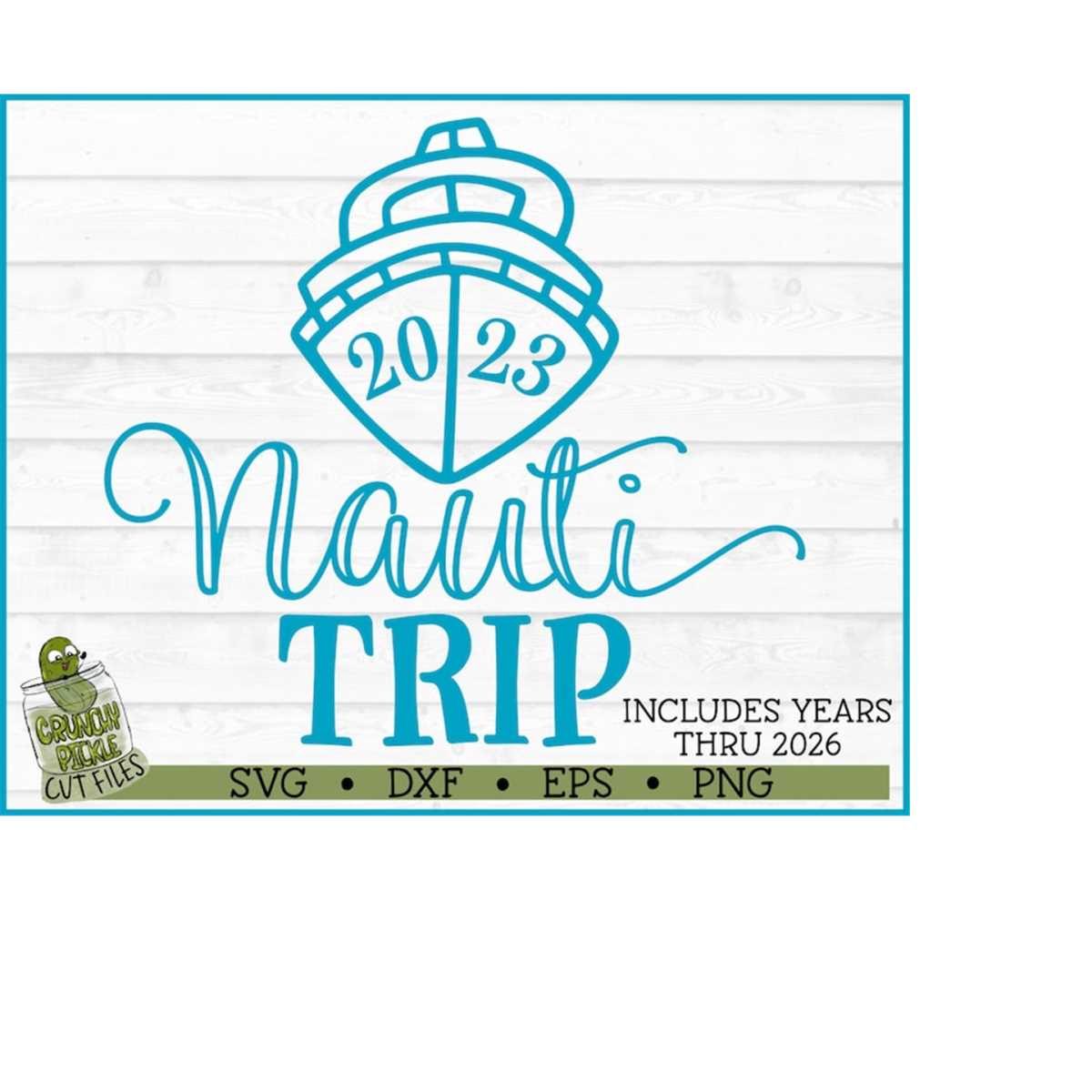 Nauti Trip SVG File, dxf, eps, png, Cruise svg, Ship svg, Na - Inspire ...