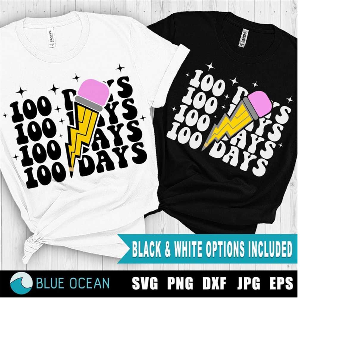 100 days SVG, 100 days of school SVG, 100 days shirt SVG, 10 - Inspire ...