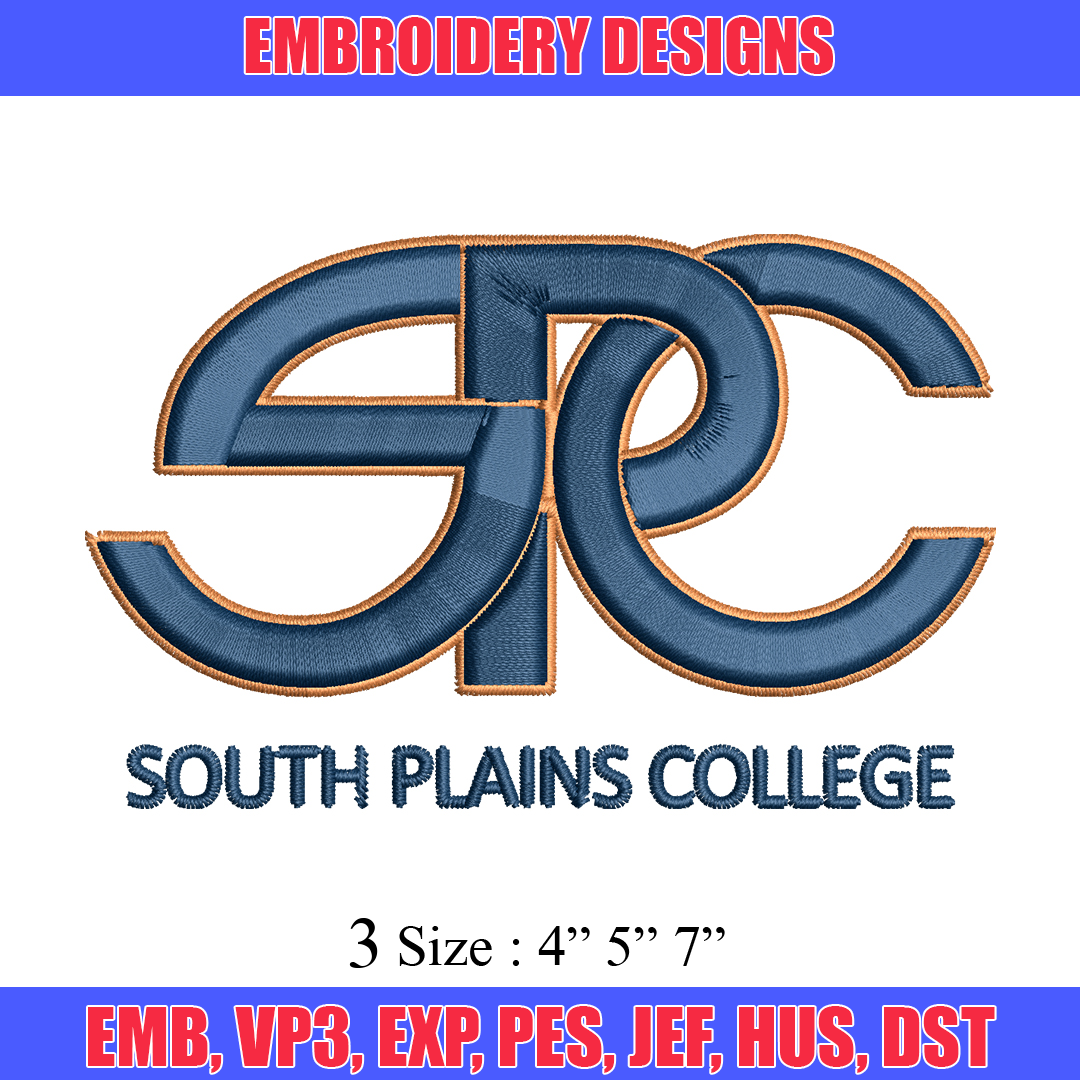 South Plains College embroidery design, South Plains College | Inspire ...