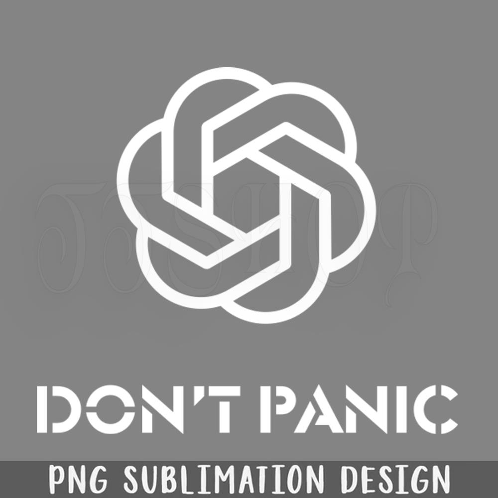 ChatT Dont panic PNG Download | Inspire Uplift