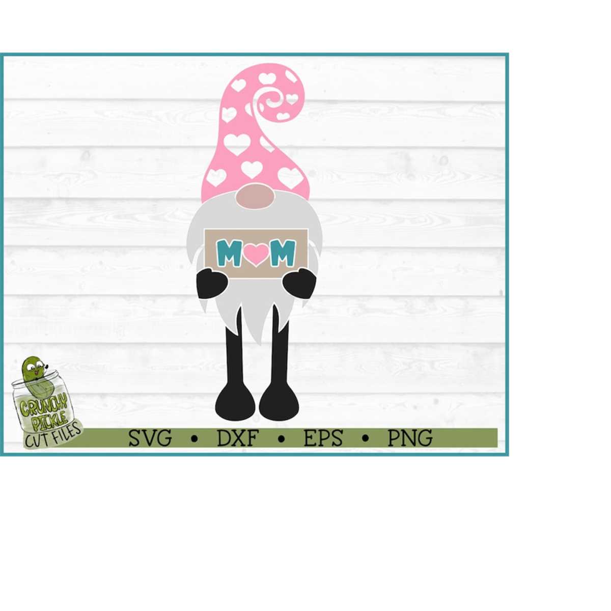 Mom Gnome SVG, dxf, eps, png, Gnome svg, Mother's Day svg, - Inspire Uplift