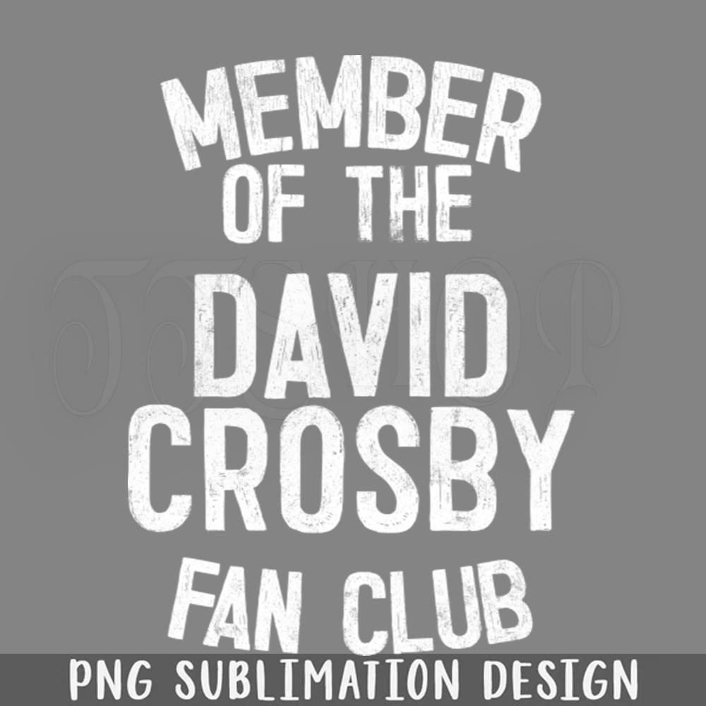 David Crosby Fan Club PNG Download | Inspire Uplift