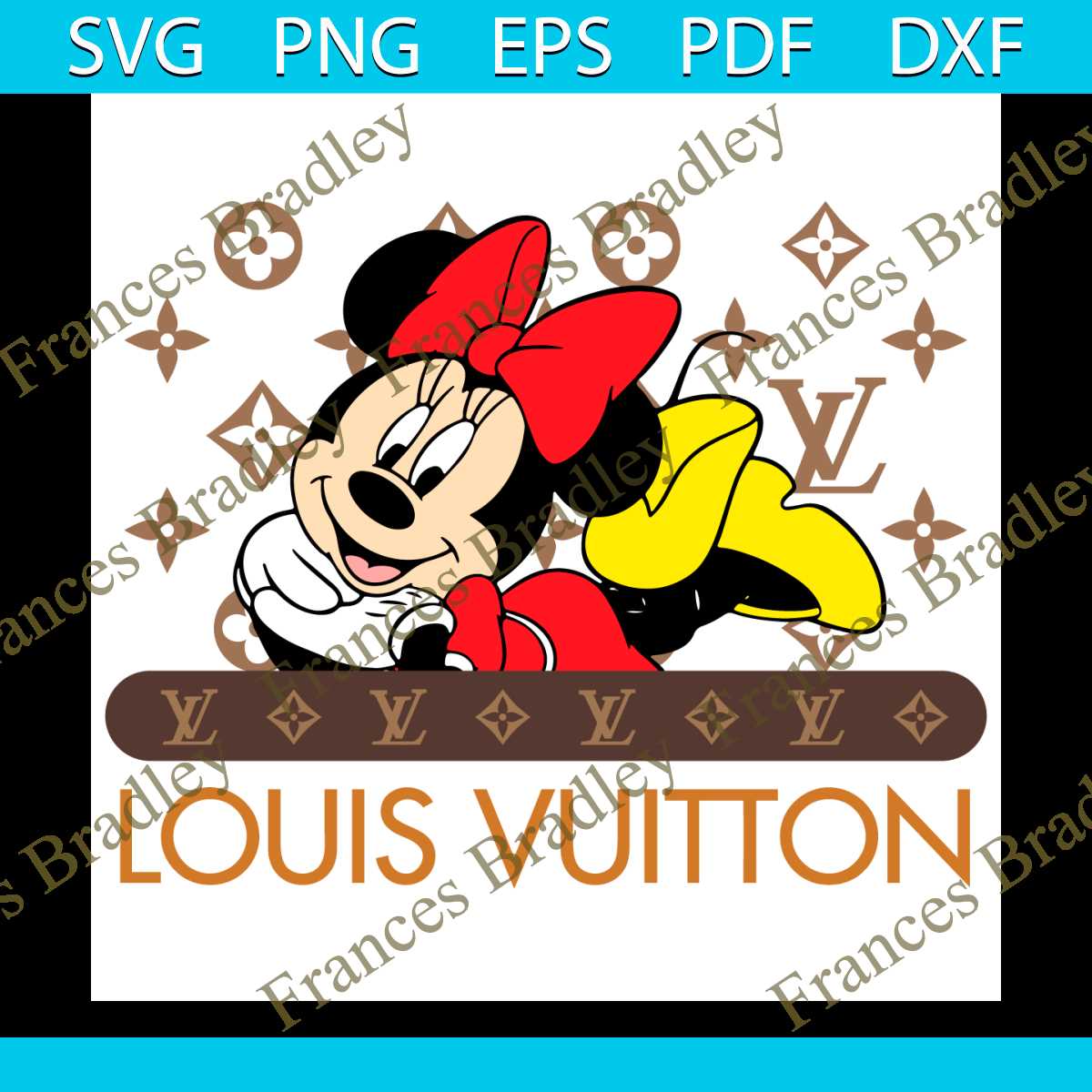 Louis Vuitton Minnie Mouse Svg, Trending Svg, LV Minnie Svg, | Inspire ...
