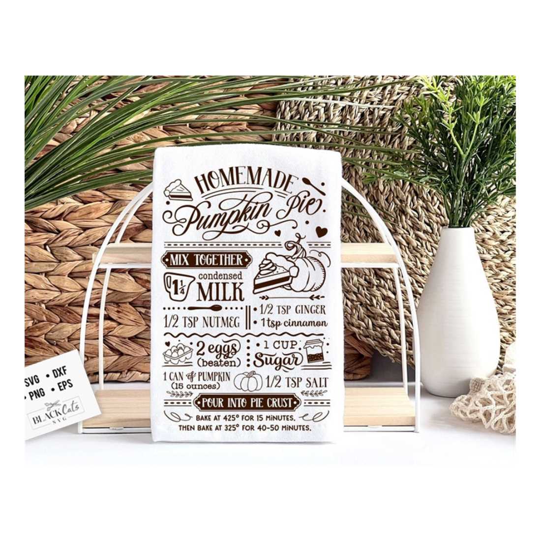 Pumpkin pie recipe svg, Homemade pumpkin pie svg, Fall recip | Inspire ...