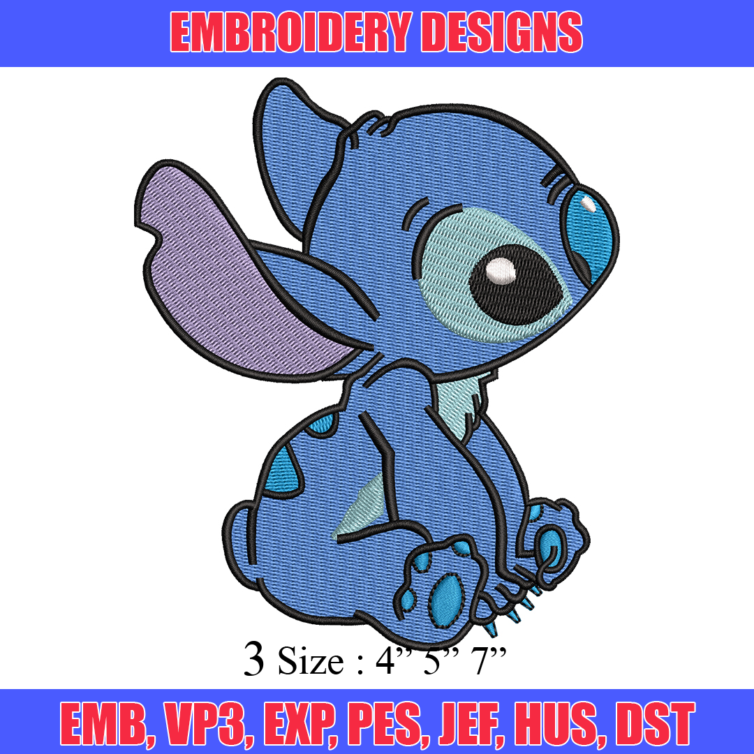Stitch embroidery design, Stitch cartoon embroidery, cartoon | Inspire ...