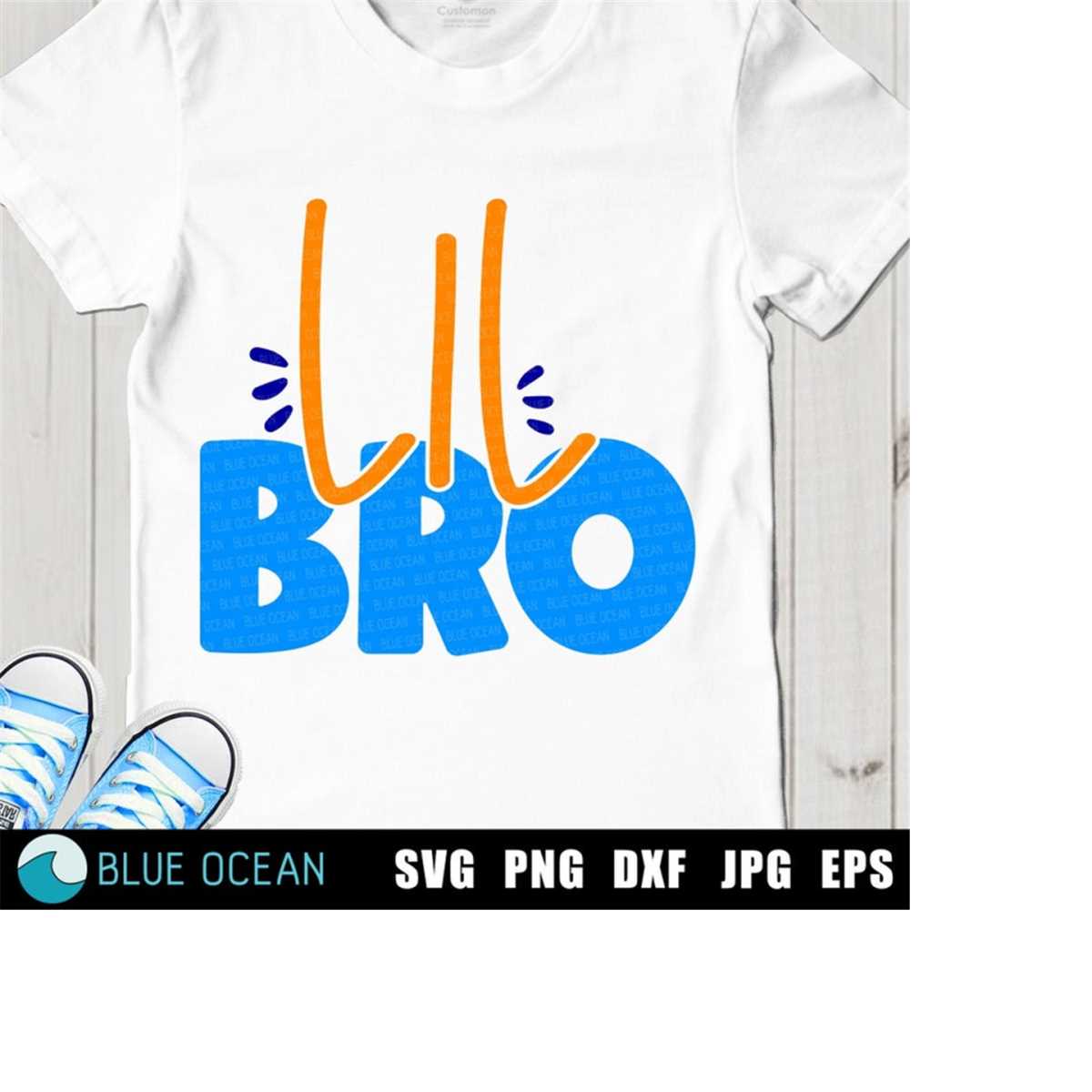 Lil Bro SVG, Little Brother SVG, Cricut SVG files - Inspire Uplift