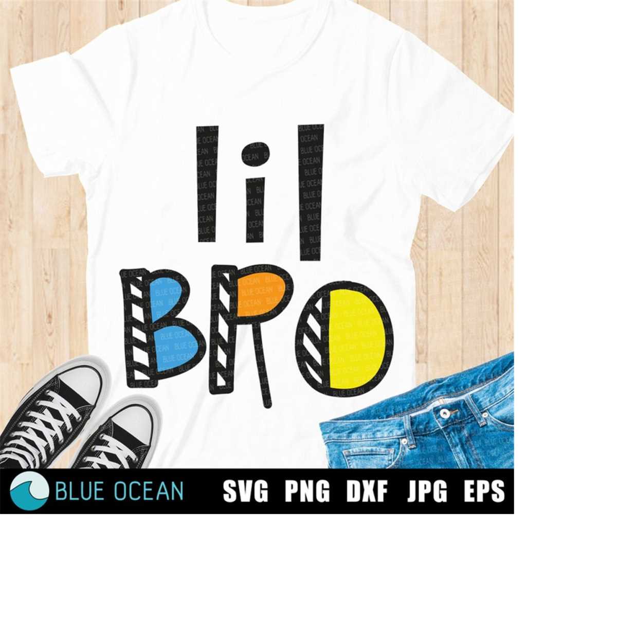 Lil Bro SVG, Little Brother SVG, Cricut SVG files - Inspire Uplift