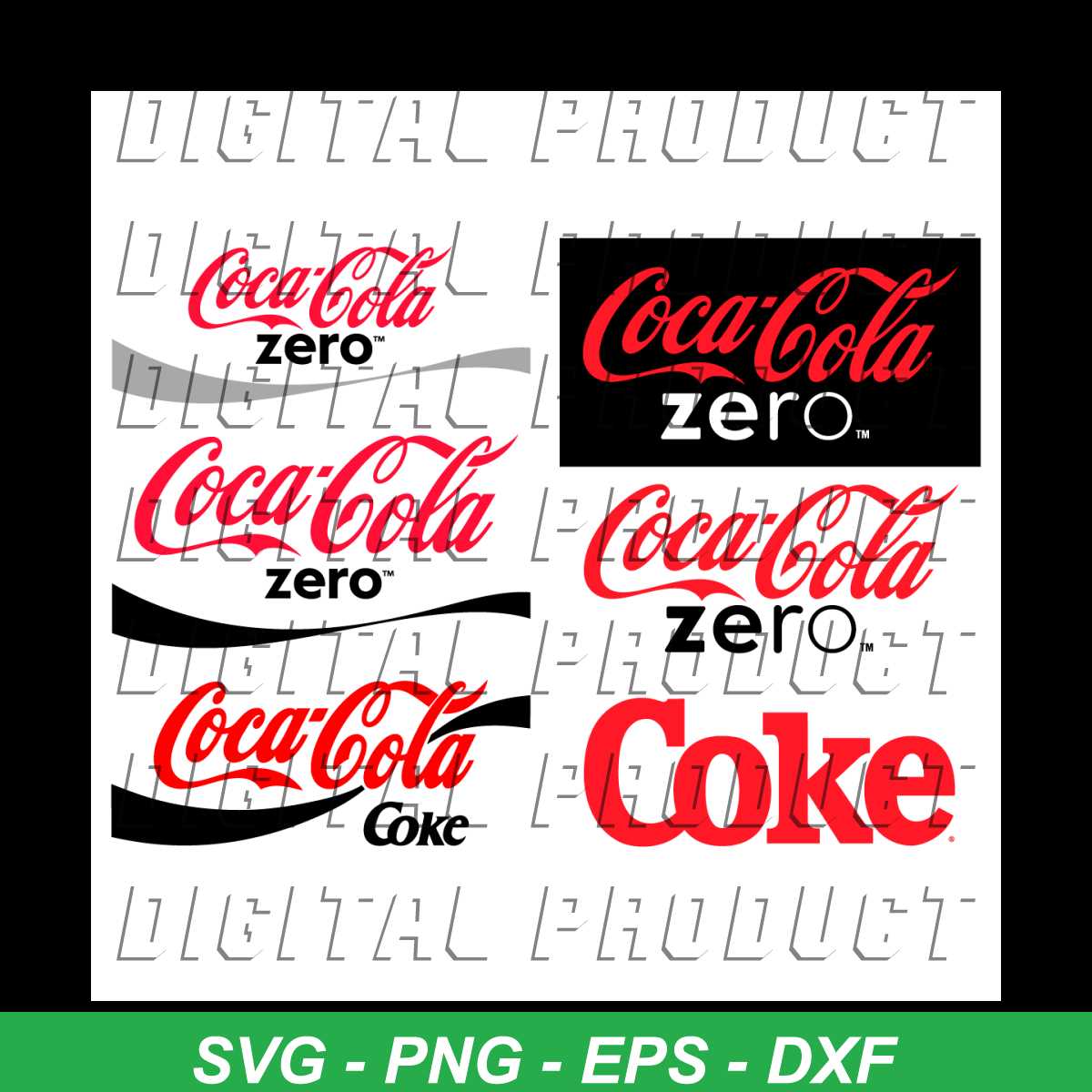 Coca Cola logos Svg Bundle, Trending Svg, Coca Cola Svg, Coc | Inspire ...