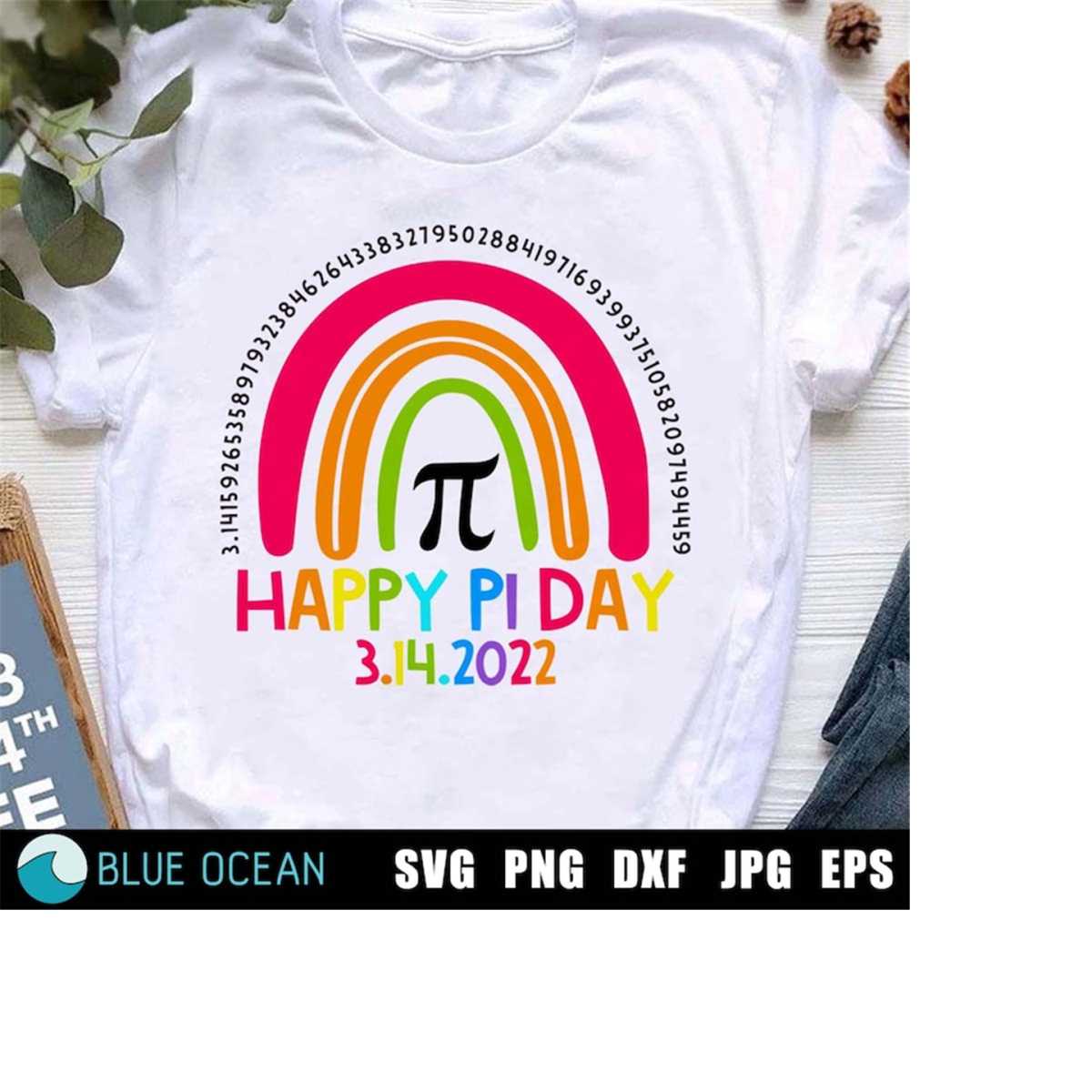 Happy Pi Day SVG, Rainbow SVG, Math Teachers svg, Math, Elem - Inspire ...