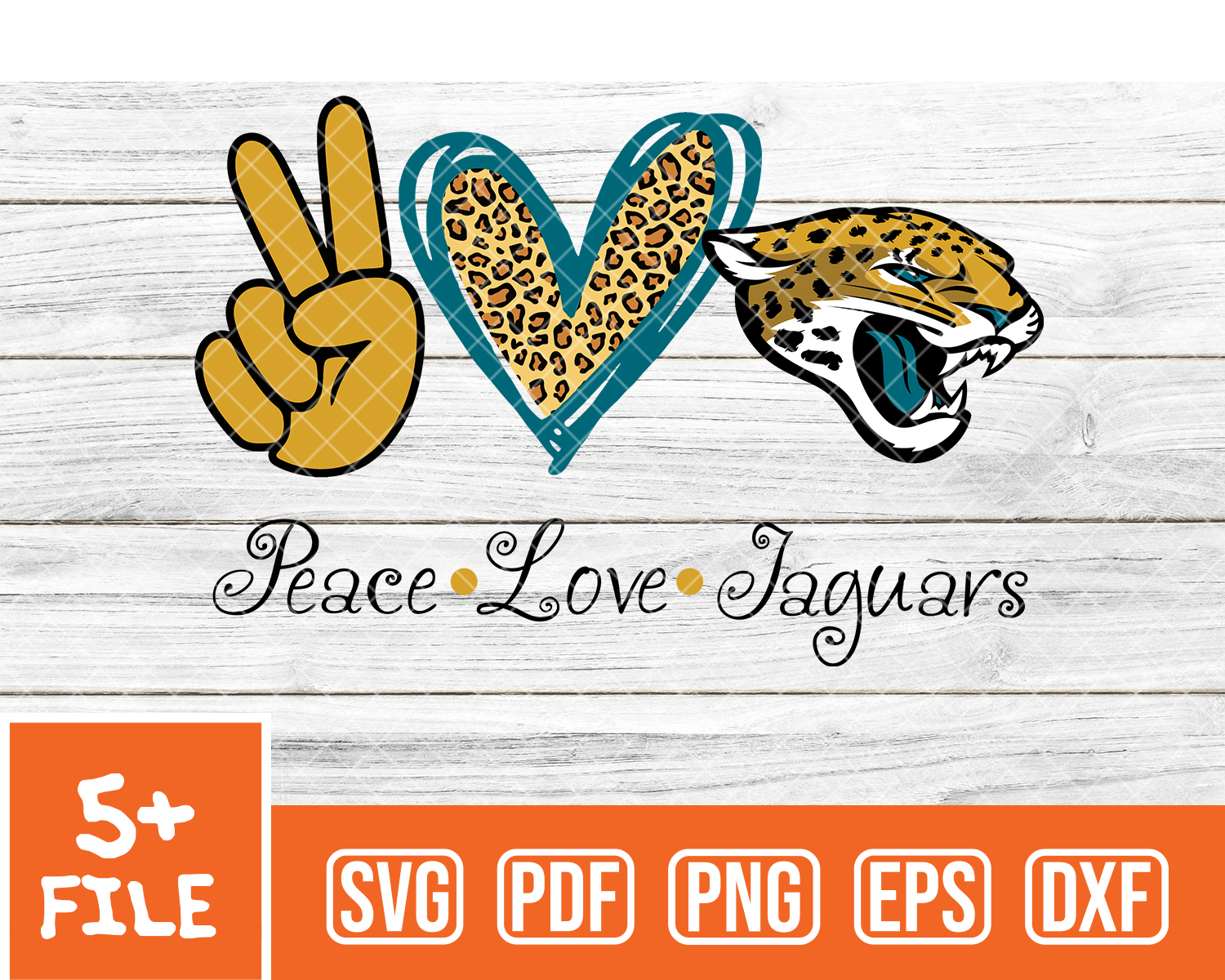 Jacksonville Jaguars Svg , Peace Love NfL Svg, Team Nfl Svg | Inspire ...