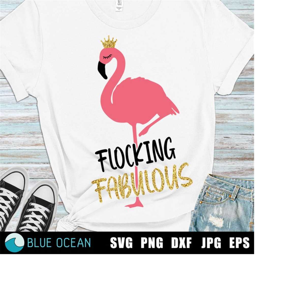 Flocking fabulous SVG, Flamingo SVG, Cricut SVG files | Inspire Uplift